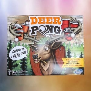 Hasbro | Toys | Deer Pong Talking Deer Game | Poshmark